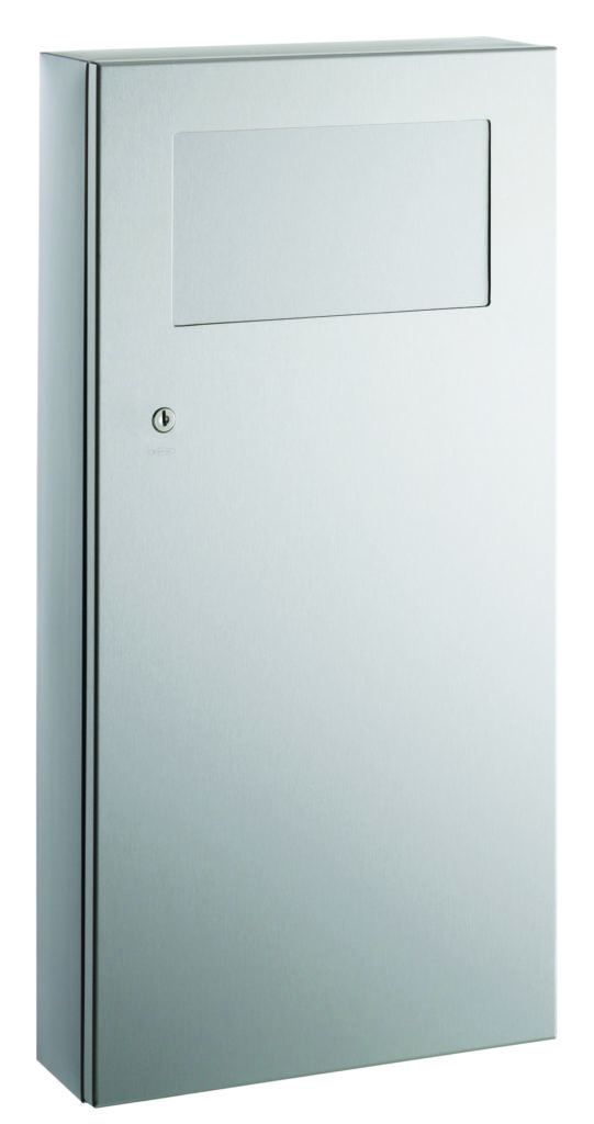 Surface-Mounted Waste Receptale with Disposal Door | Inter-Co